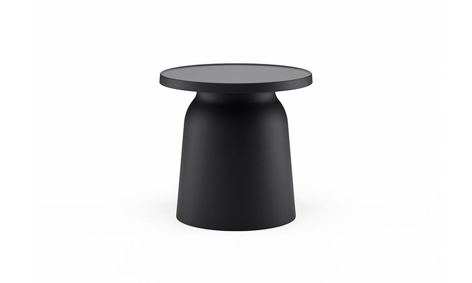 Milo Outdoor Side Table - Black